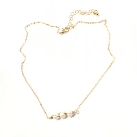 Jewelry | Delicate Chain Necklace With Pearls | Poshmark